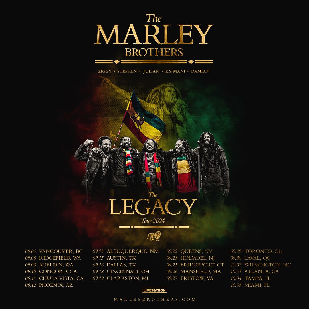 The Marley Brothers Legacy Tour | Silverback Artist Management